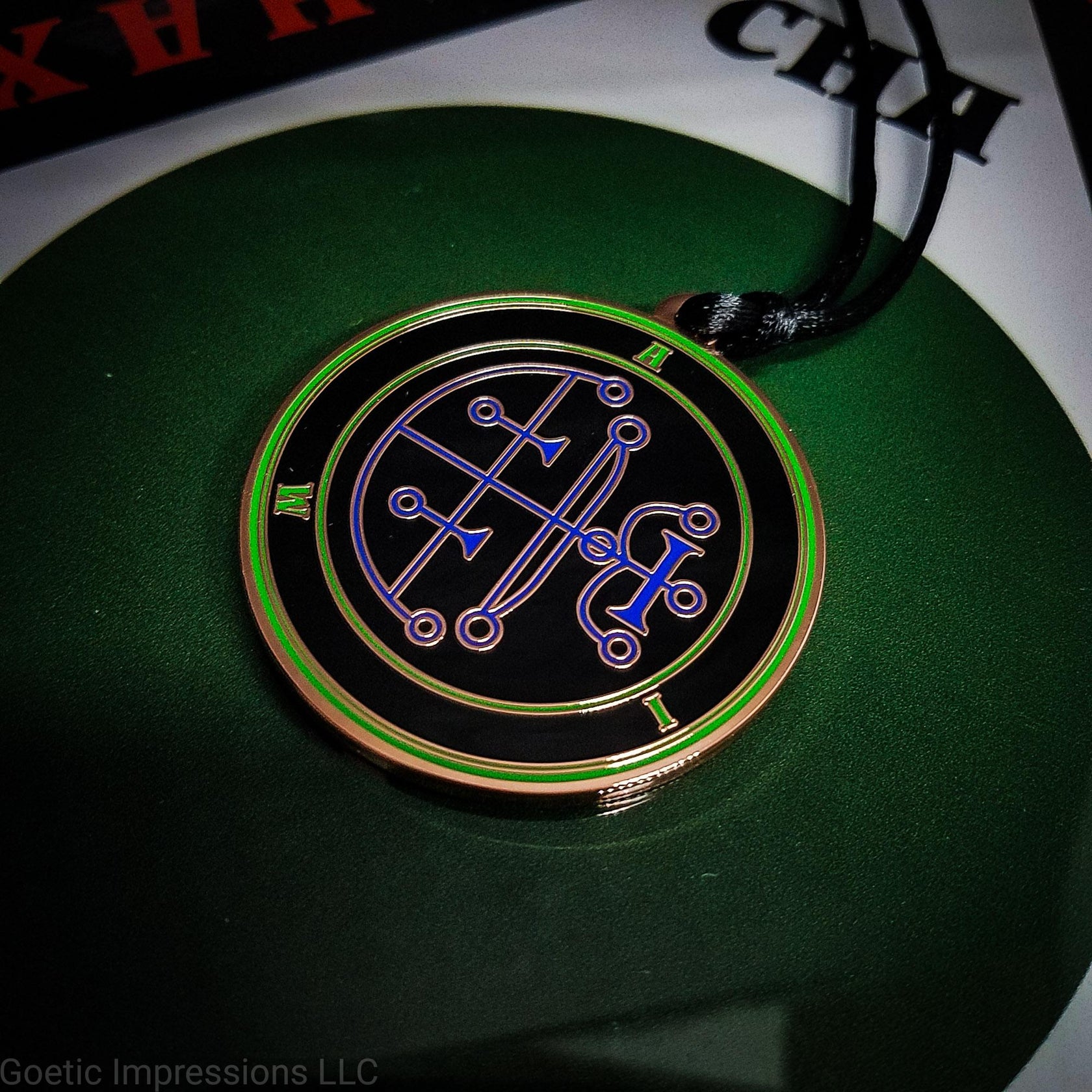 Aim (Haborym) Sigil Medallion - Ars Goetia Seal Pendant – Goetic ...