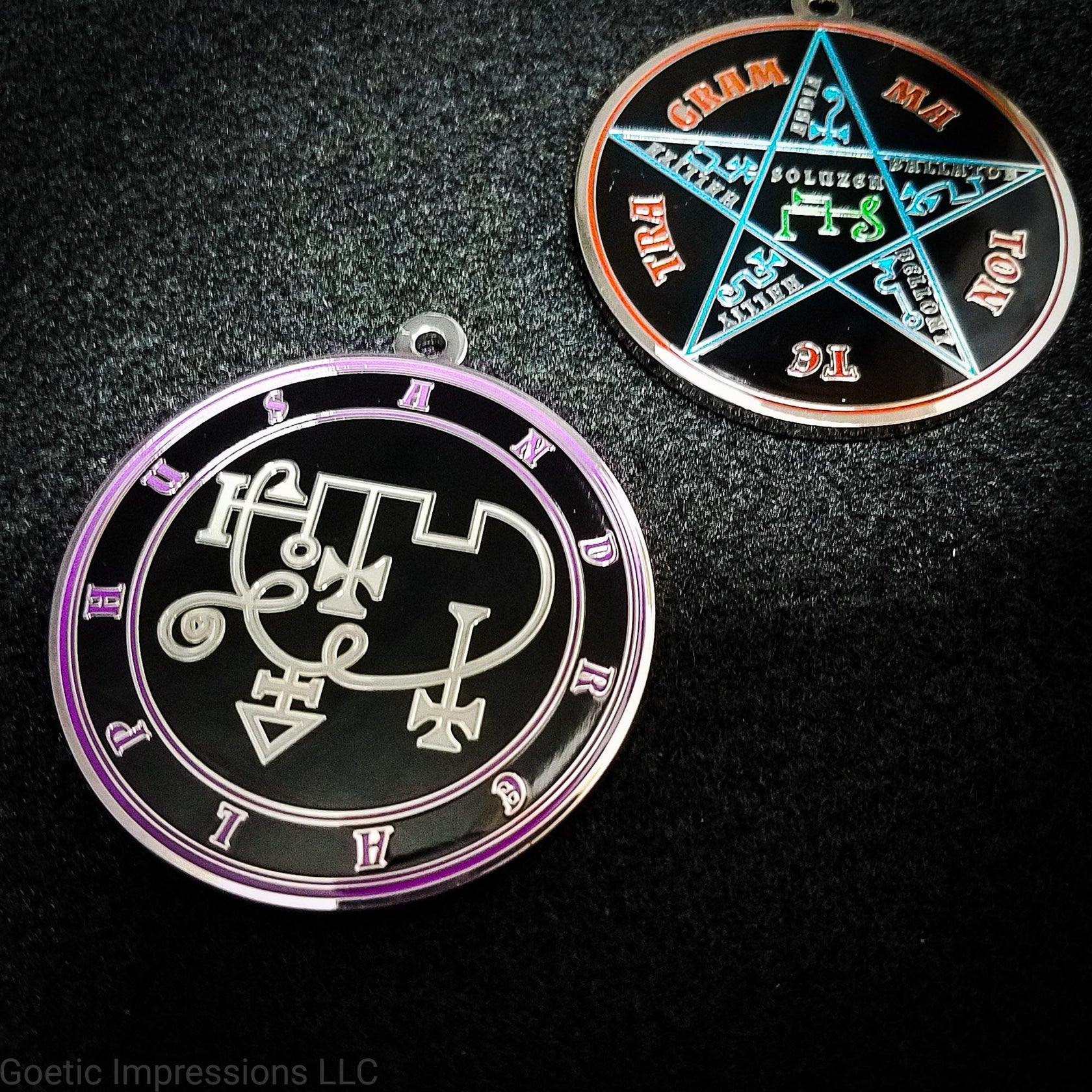 Andrealphus Sigil Medallion: Ars Goetia Demon Seal Pendant – Goetic ...
