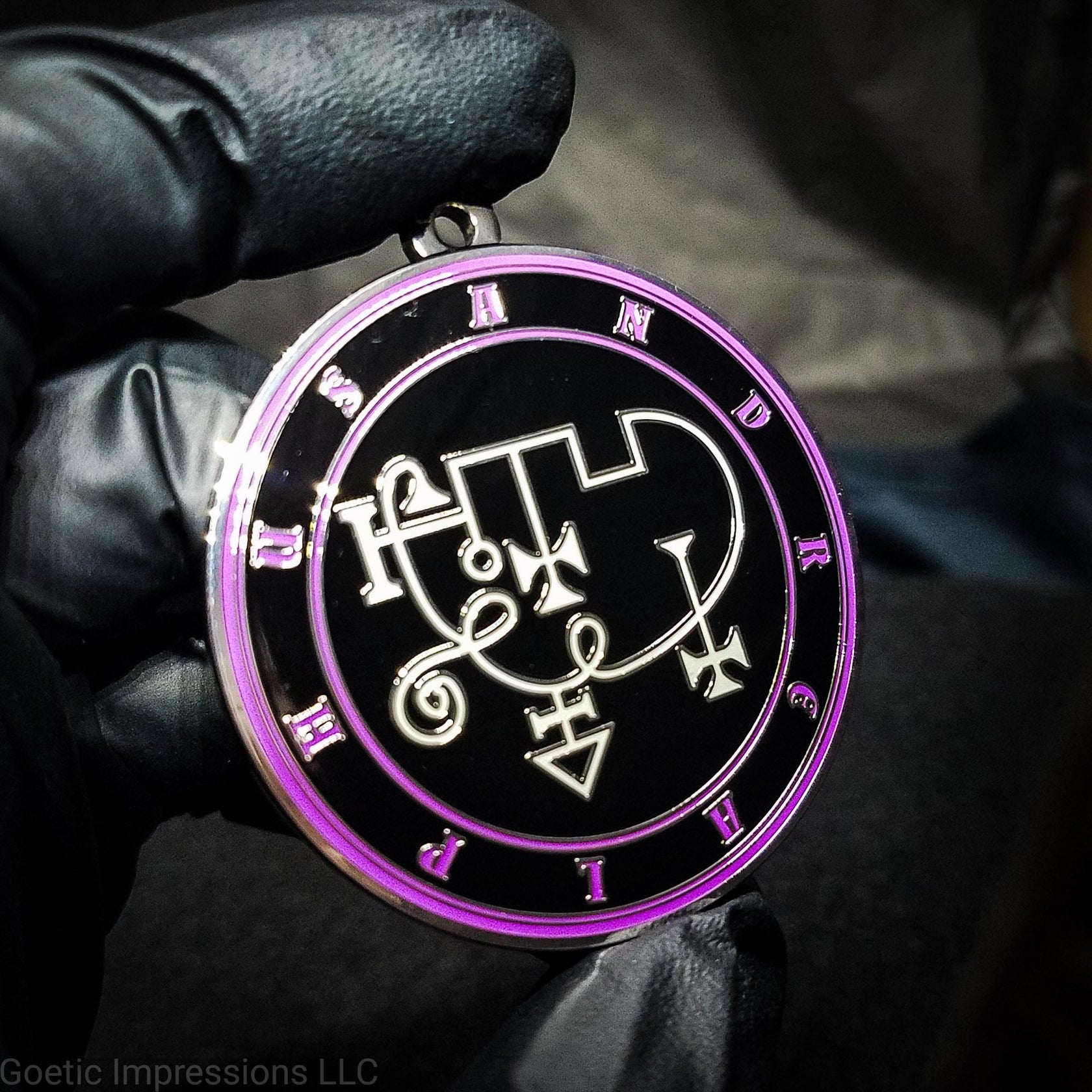 Andrealphus Sigil Medallion: Ars Goetia Demon Seal Pendant – Goetic ...