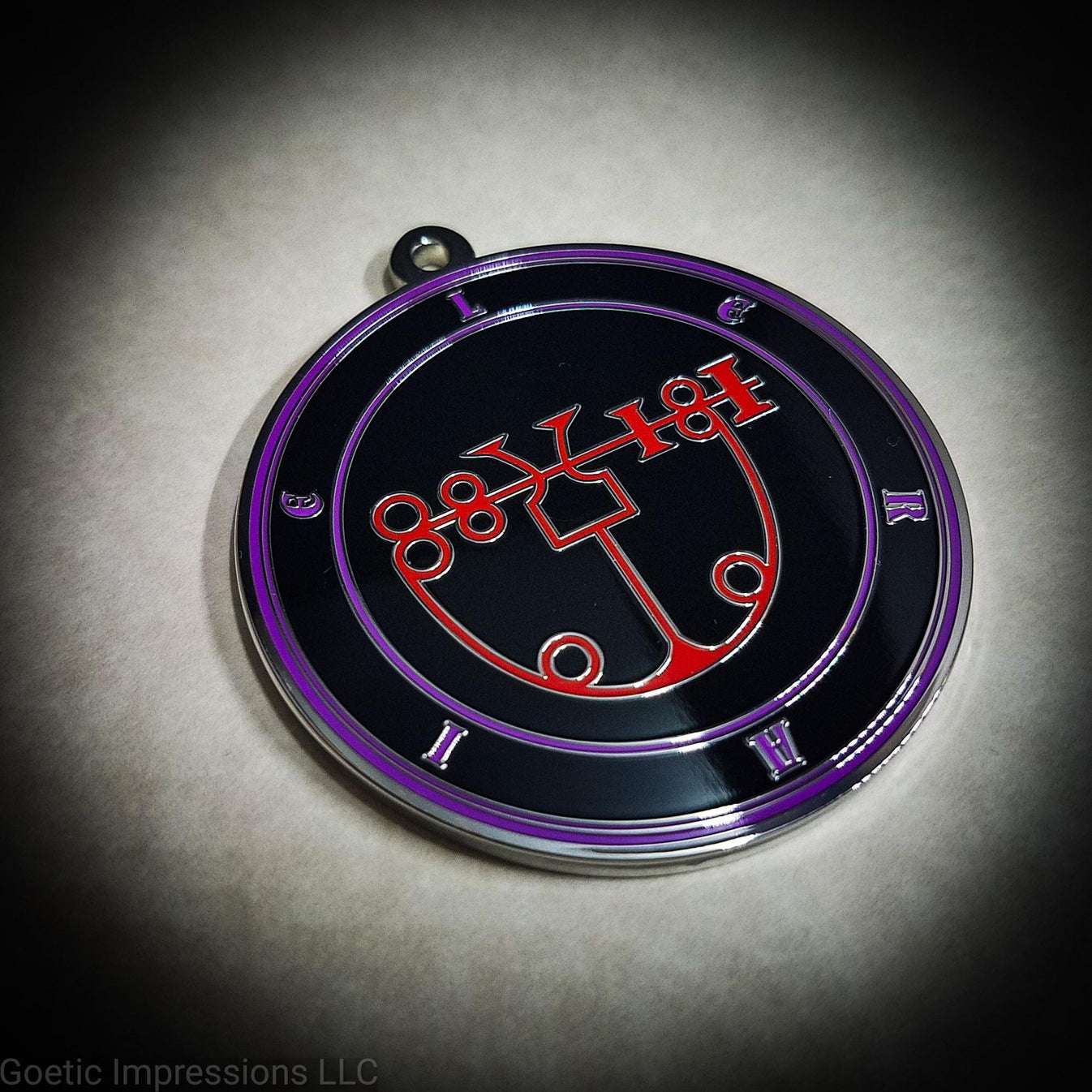 Leraje Sigil Medallion: Ars Goetia Demon Seal Pendant – Goetic Impressions