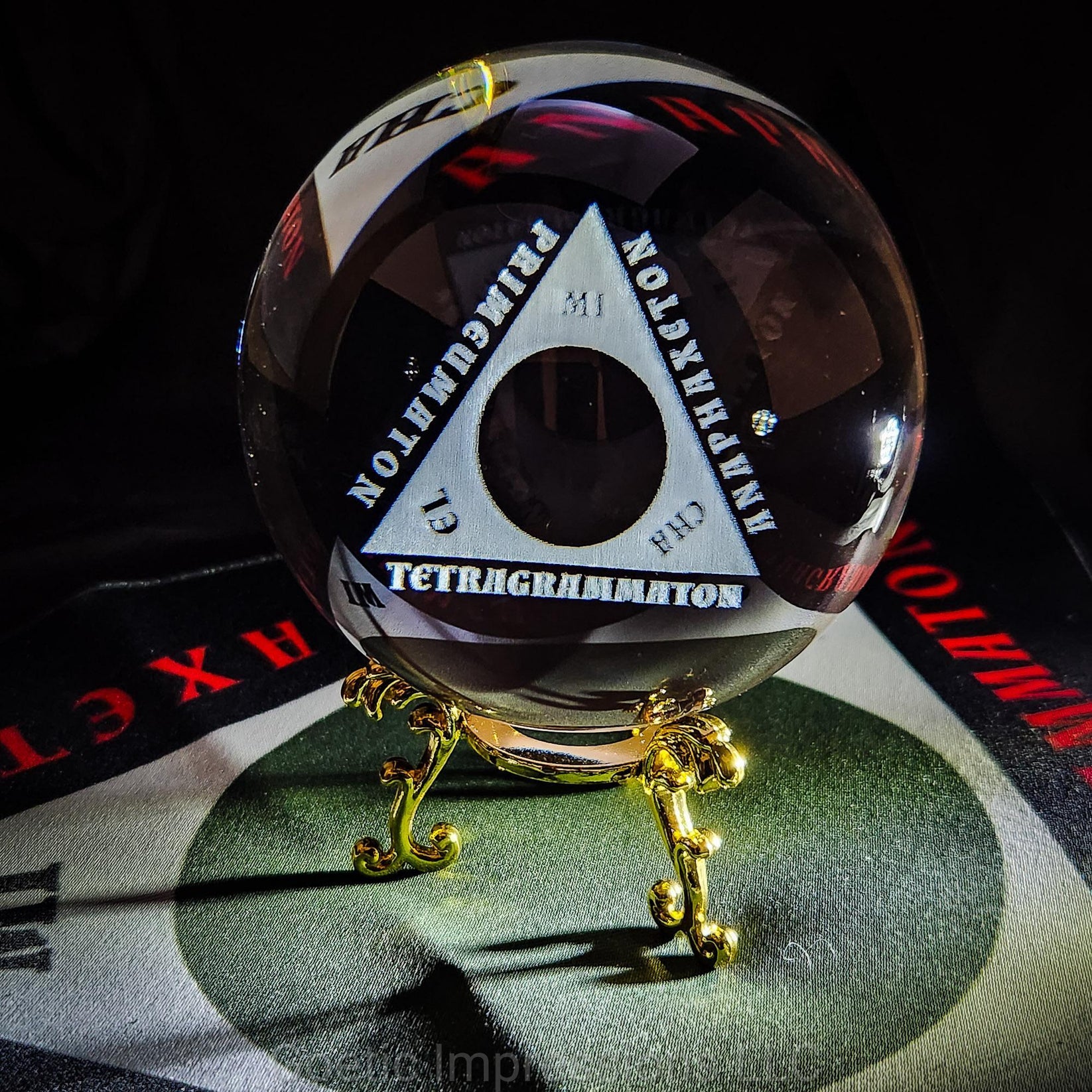 Triangle of Solomon Crystal Ball - Goetic Impressions
