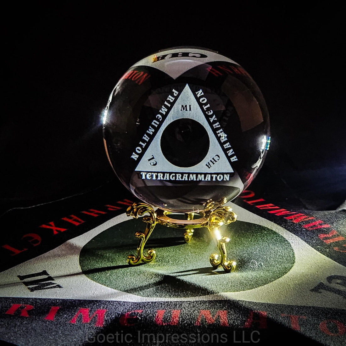 Triangle of Solomon Crystal Ball - Goetic Impressions