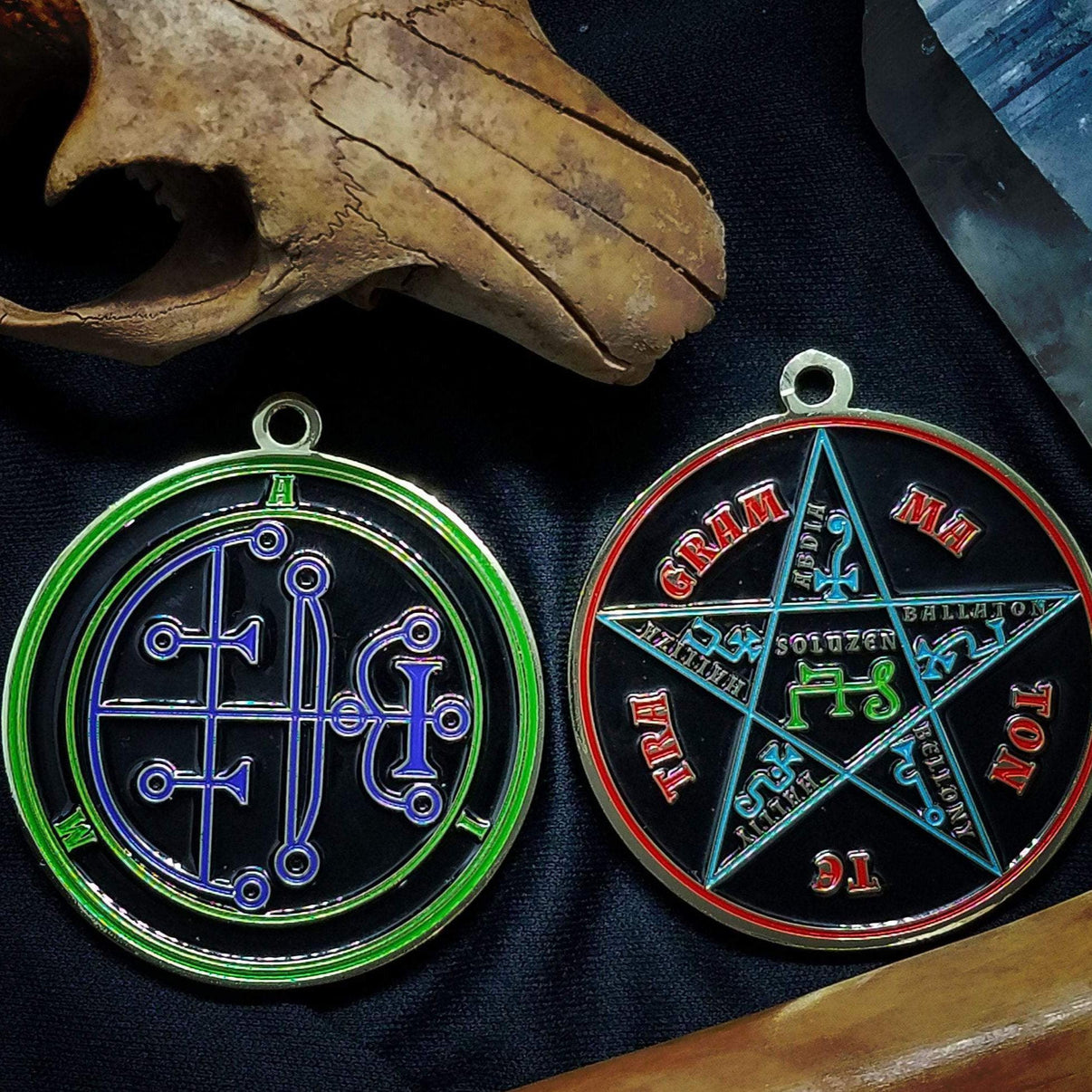 Aim (Haborym) Sigil Medallion - Ars Goetia Seal - Goetic Impressions