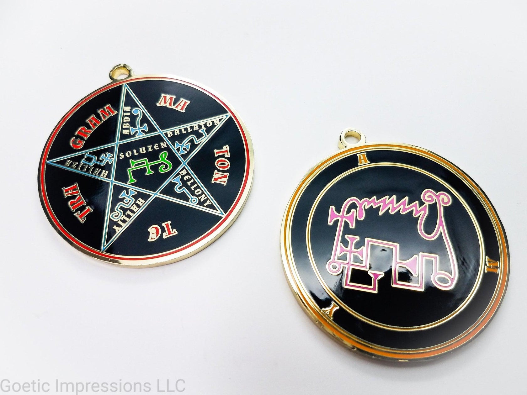 Amy Sigil Medallion - Ars Goetia Seal Pendant – Goetic Impressions