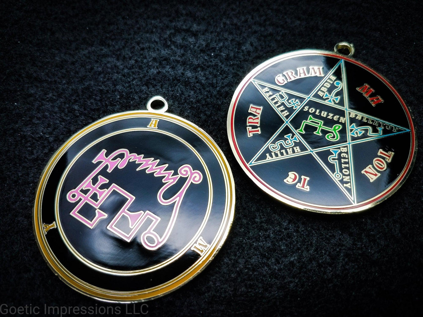 Amy Sigil Medallion - Ars Goetia Seal Pendant – Goetic Impressions