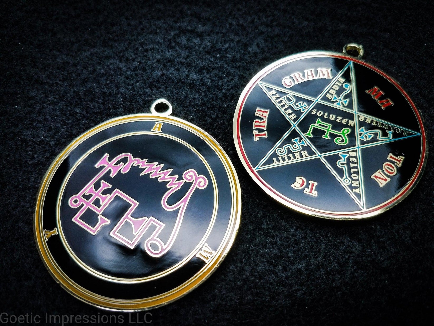 Amy Sigil Medallion - Ars Goetia Seal Pendant – Goetic Impressions