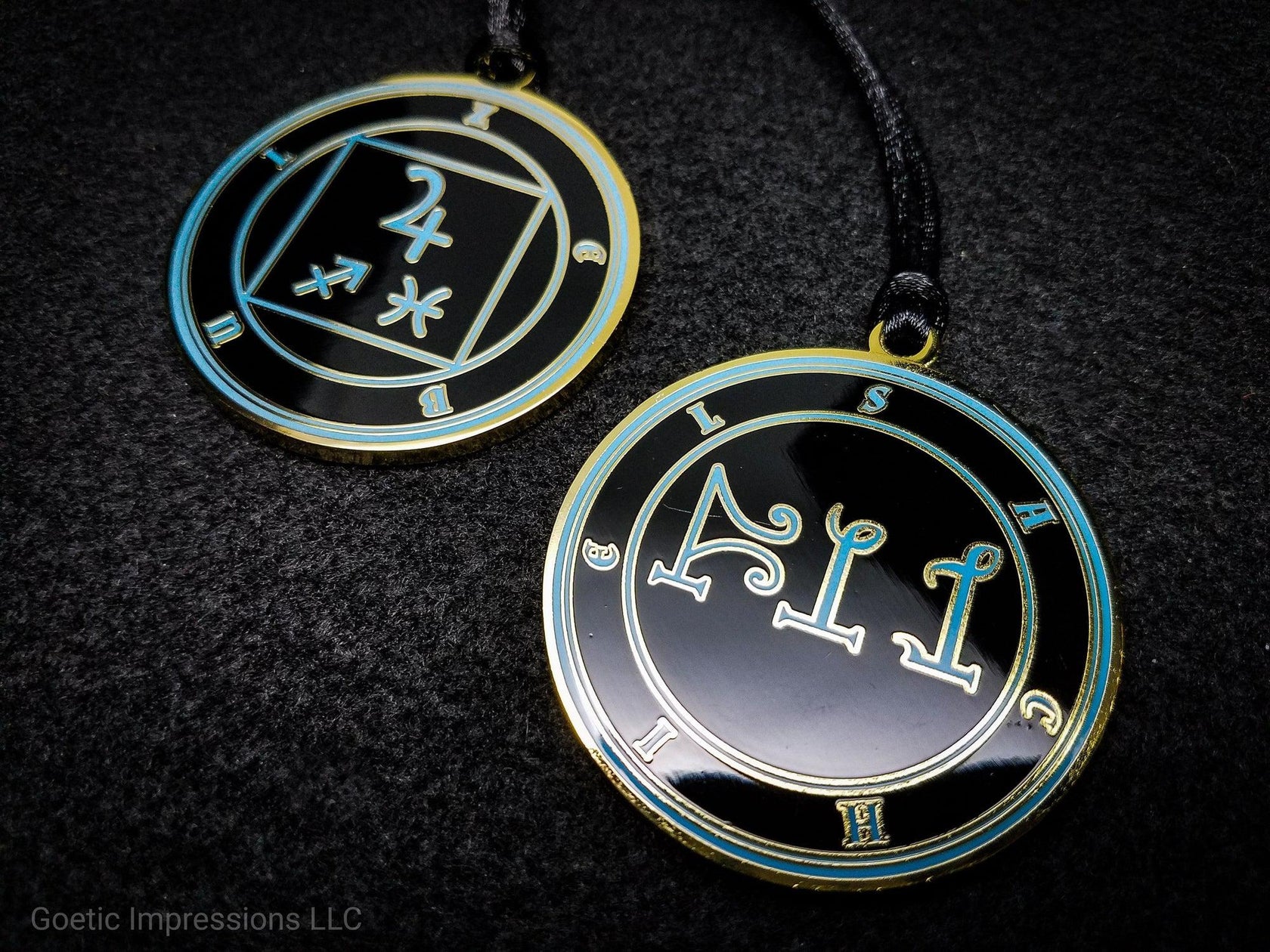 Archangel Sachiel Sigil Pendant – Goetic Impressions
