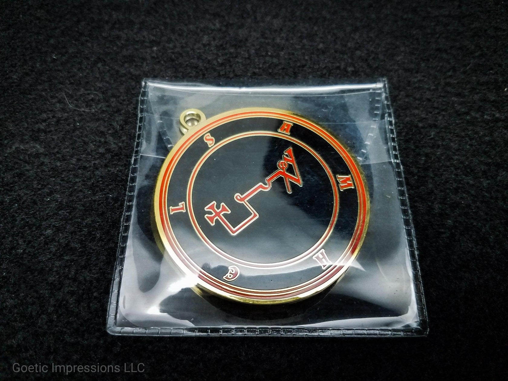 Archangel Samael Sigil Pendant – Goetic Impressions