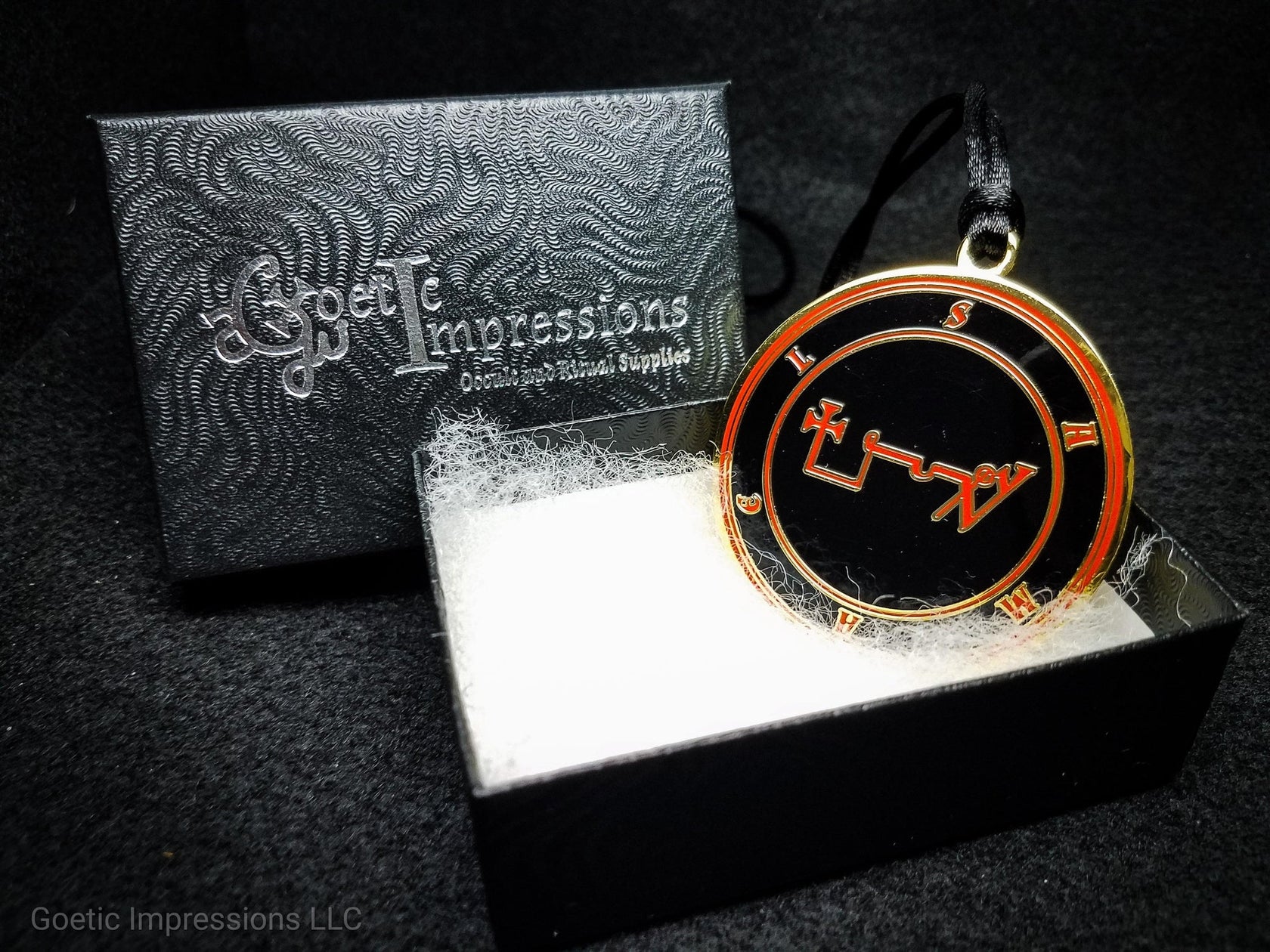 Archangel Samael Sigil Pendant – Goetic Impressions