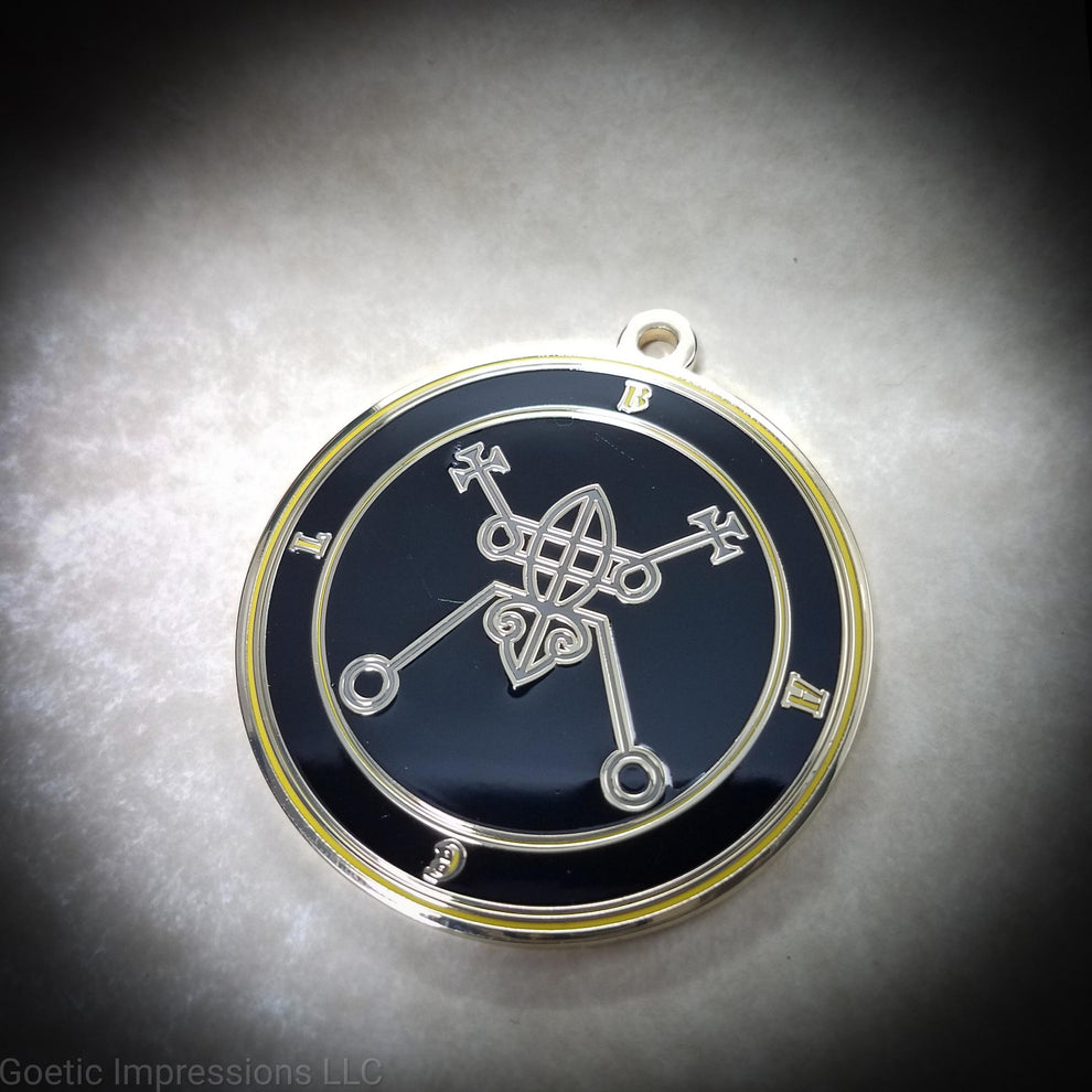 Bael Sigil Medallion - Ars Goetia Demon Seal Pendant – Goetic Impressions