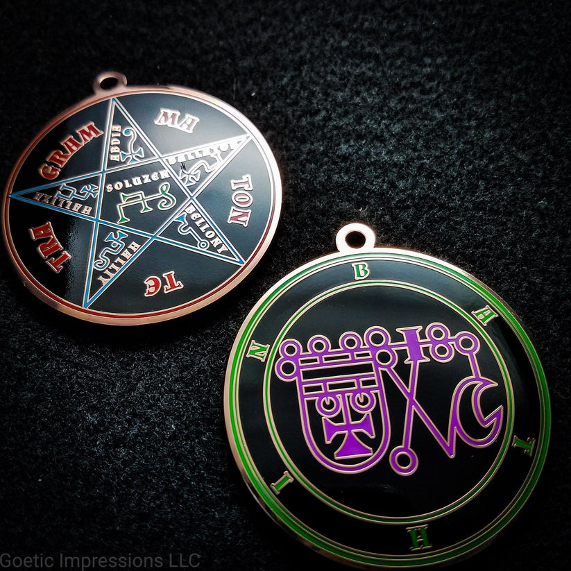 Bathin Sigil Medallion: Ars Goetia Demon Seal Pendant – Goetic Impressions