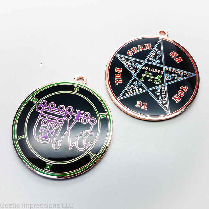 Bathin Sigil Medallion: Ars Goetia Demon Seal Pendant – Goetic Impressions