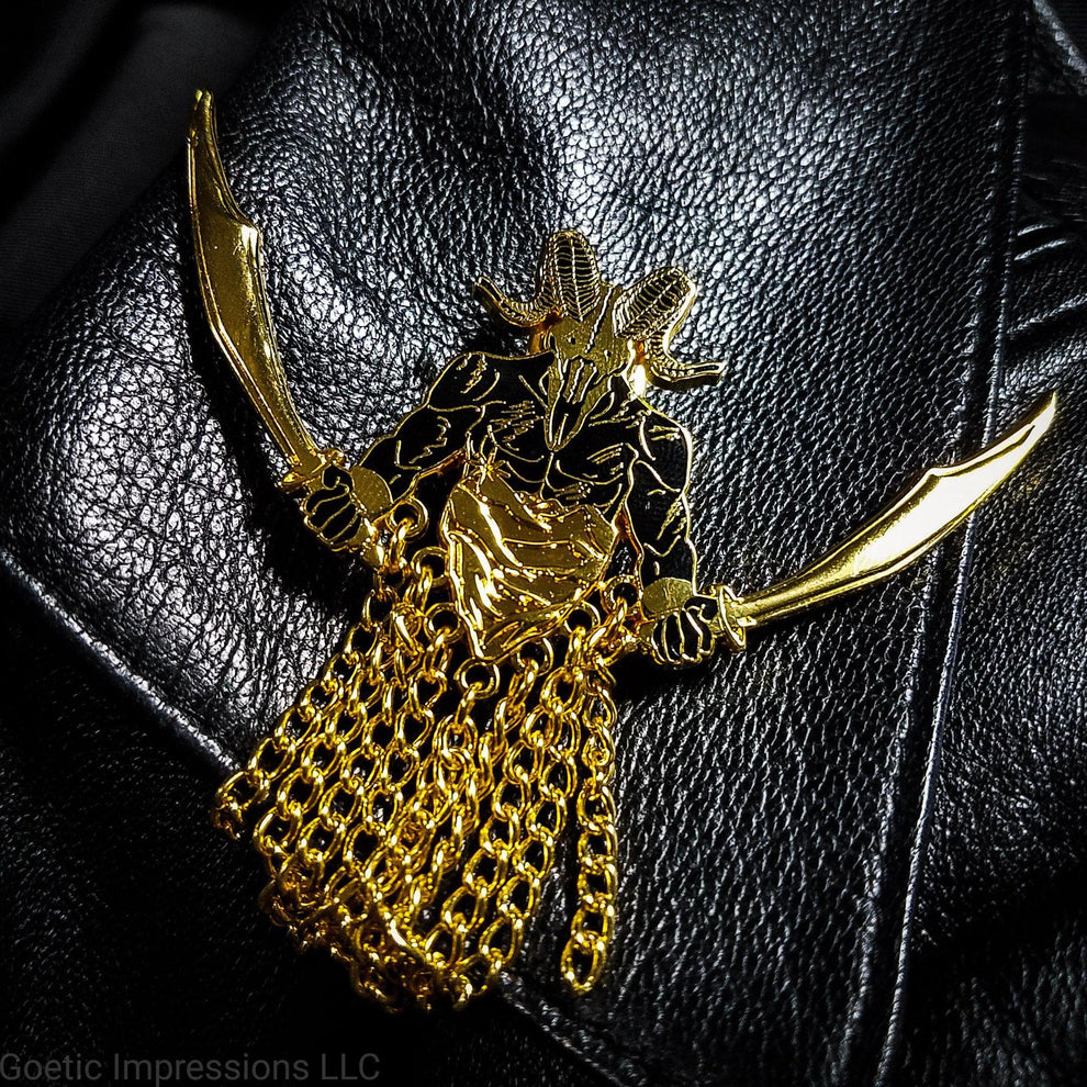 Azazel: Dark Deities Hard Enamel Pin - Goetic Impressions
