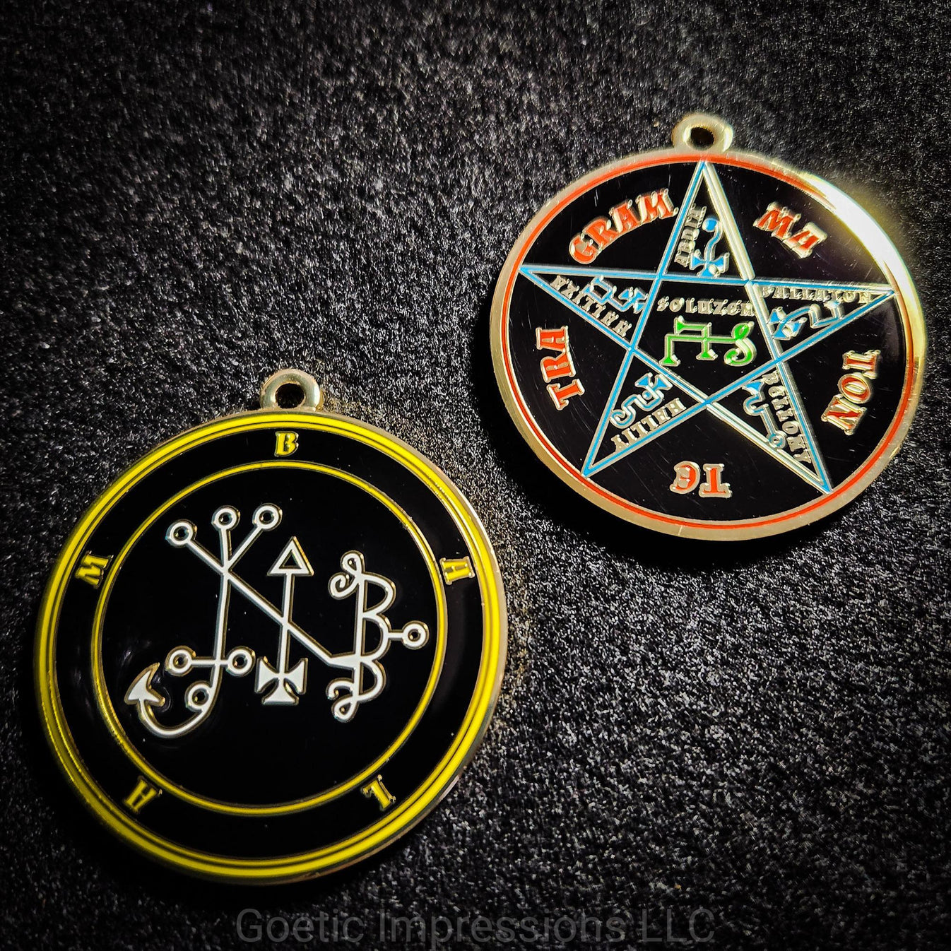 Balam Sigil Medallion: Ars Goetia Demon Seal Pendant – Goetic Impressions