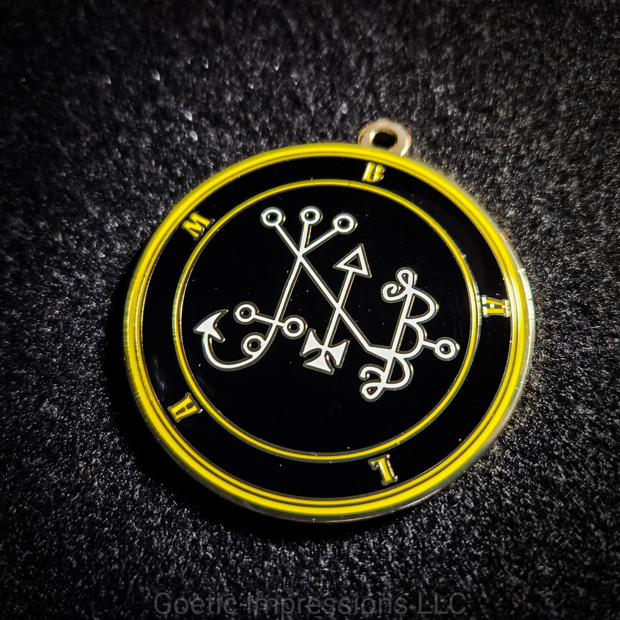 Balam Sigil Medallion: Ars Goetia Demon Seal Pendant – Goetic Impressions