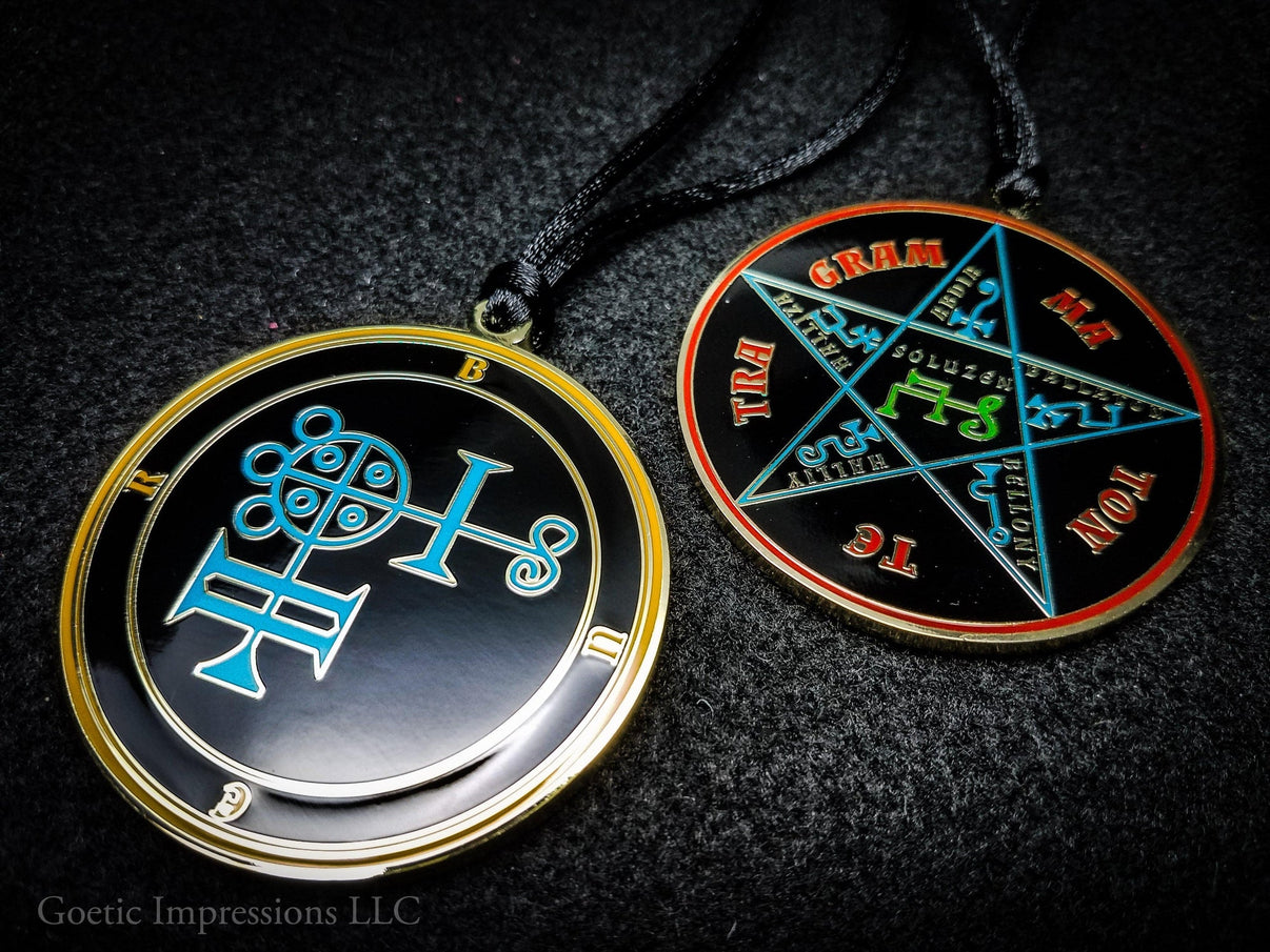 Buer Sigil Medallion: Ars Goetia Demon Seal Pendant – Goetic Impressions