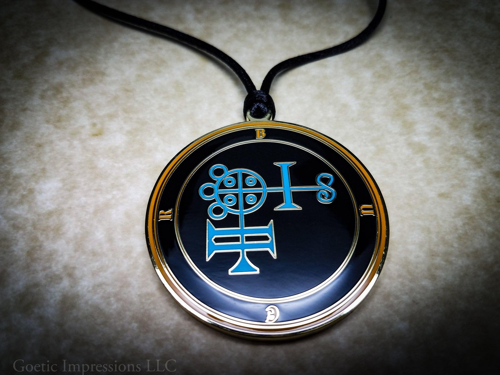 Buer Sigil Medallion: Ars Goetia Demon Seal Pendant – Goetic Impressions