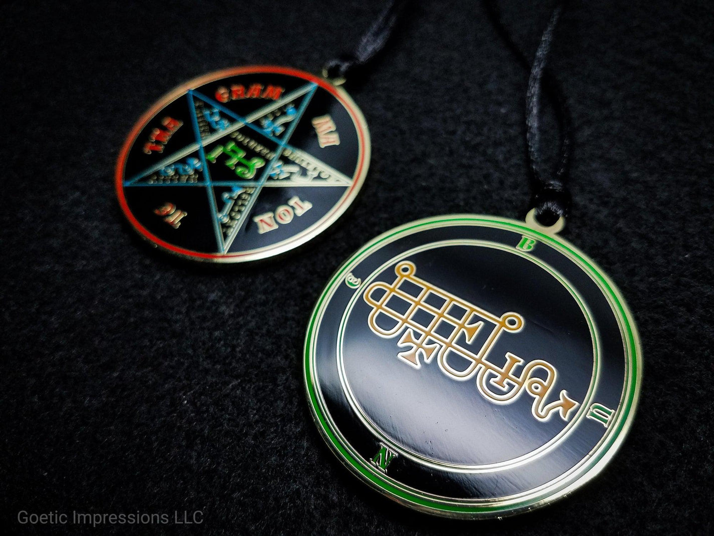 Bune Sigil Medallion: Ars Goetia Demon Seal Pendant – Goetic Impressions