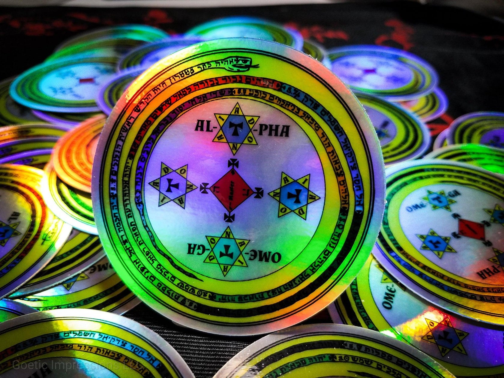 Circle of Solomon Holographic Sticker - Goetic Impressions