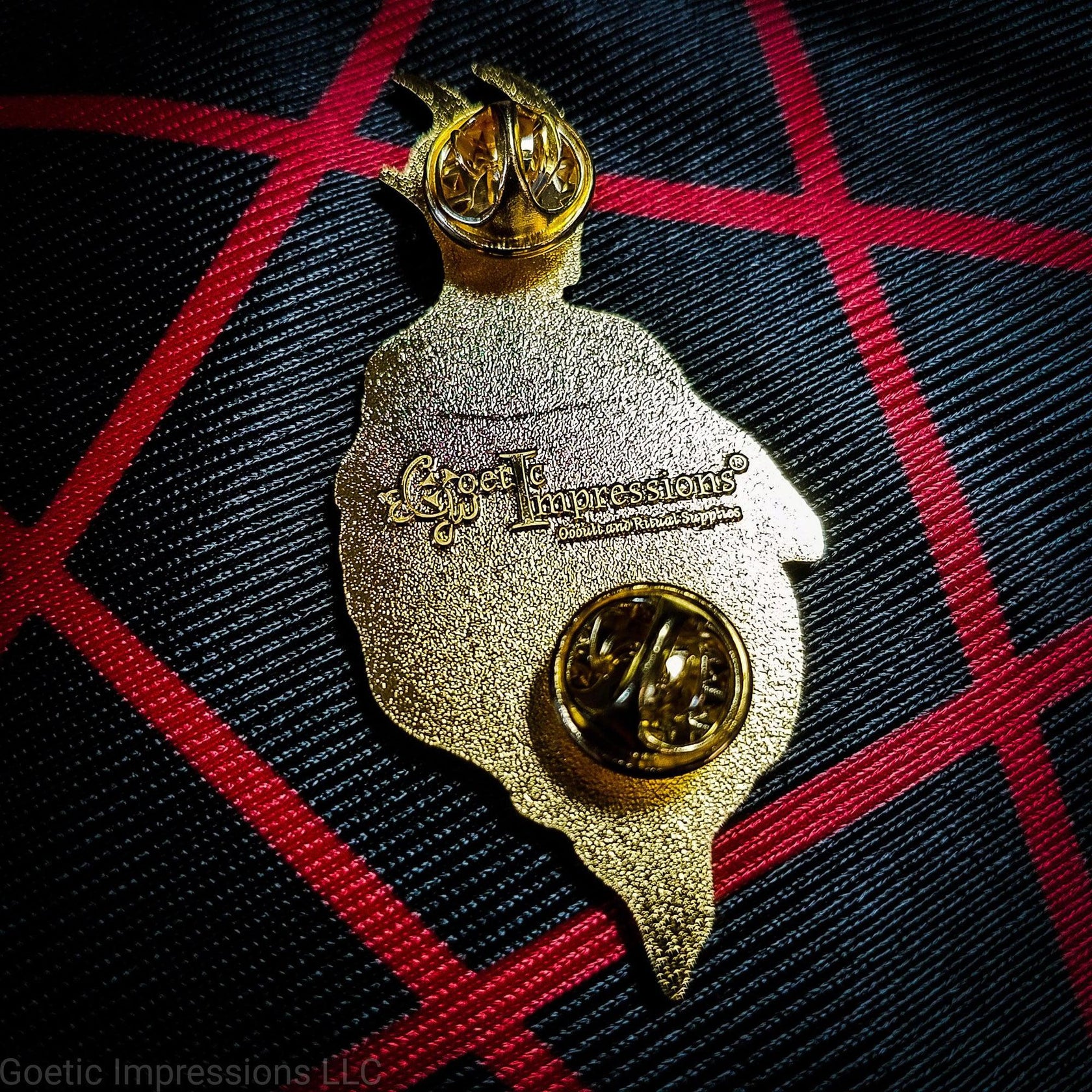 Satan: Dark Deities Enamel Pin – Goetic Impressions
