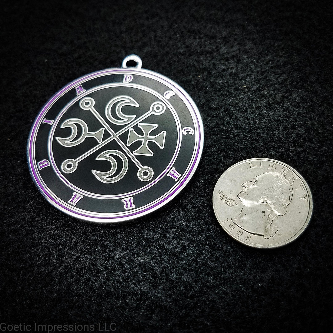 Decarabia Sigil Medallion: Ars Goetia Demon Seal Pendant – Goetic ...