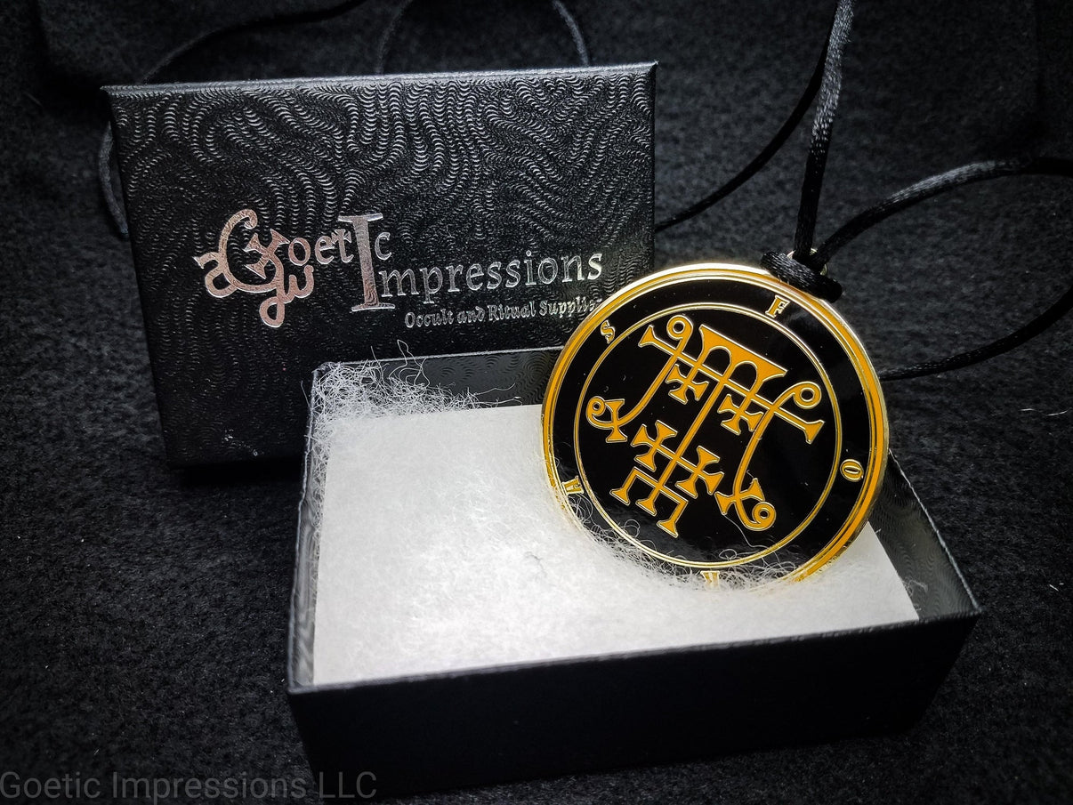 Foras Sigil Medallion: Ars Goetia Demon Seal Pendant – Goetic Impressions