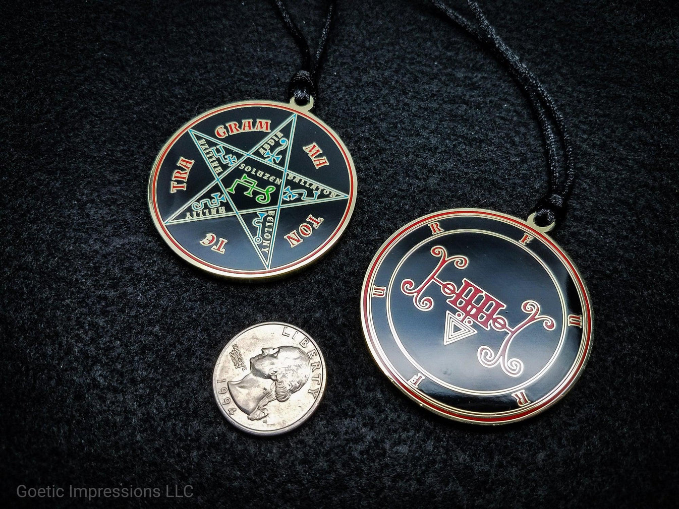 Furfur Sigil Medallion: Ars Goetia Demon Seal Pendant – Goetic Impressions