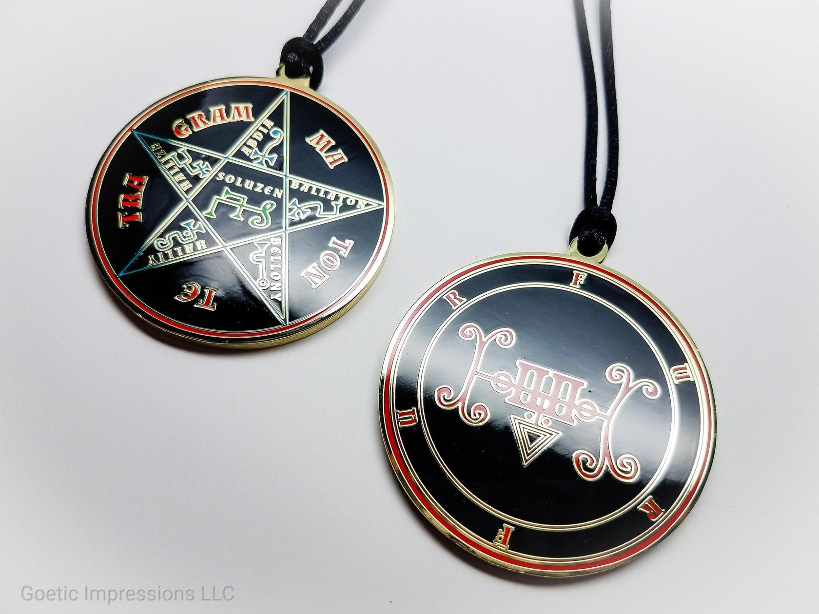 Furfur Sigil Medallion: Ars Goetia Demon Seal Pendant – Goetic Impressions