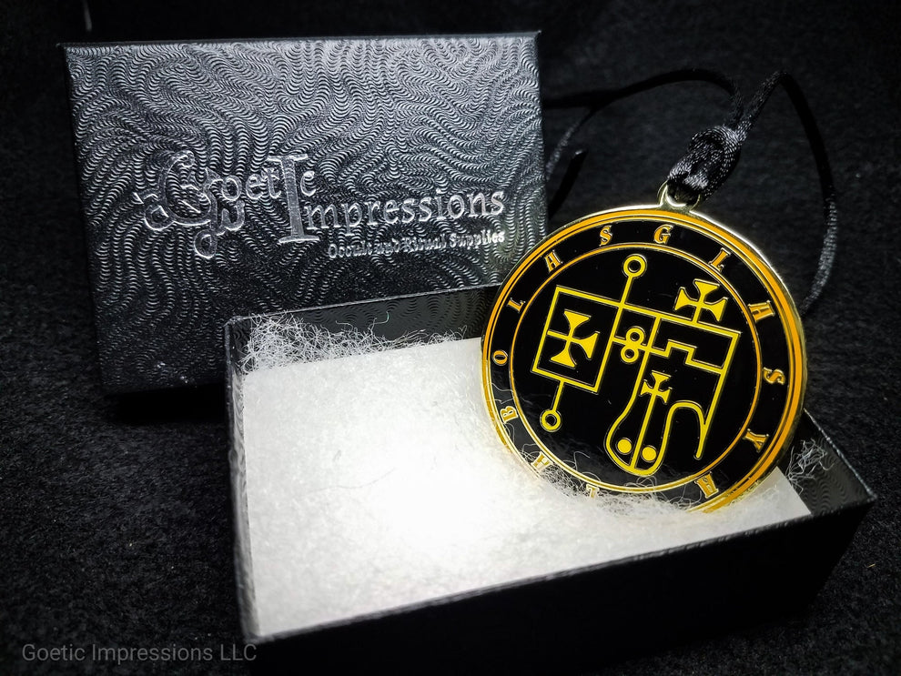 Glasya-Labolas Sigil Medallion: Ars Goetia Demon Seal - Goetic Impressions