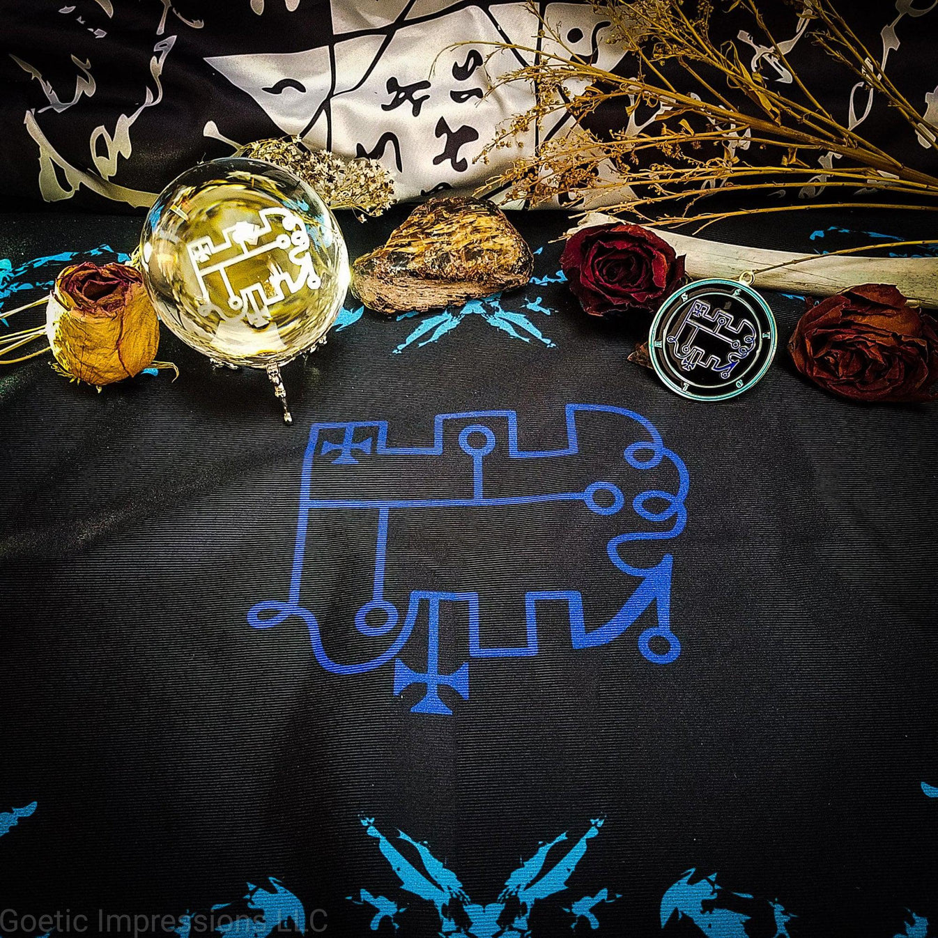 Stolas Sigil Altar Cloth - Goetic Impressions