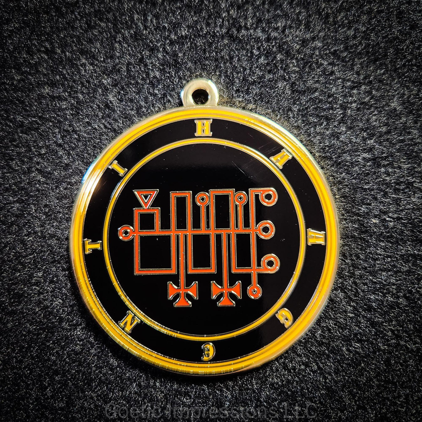 Haagenti Sigil Medallion: Ars Goetia Demon Seal Pendant – Goetic ...