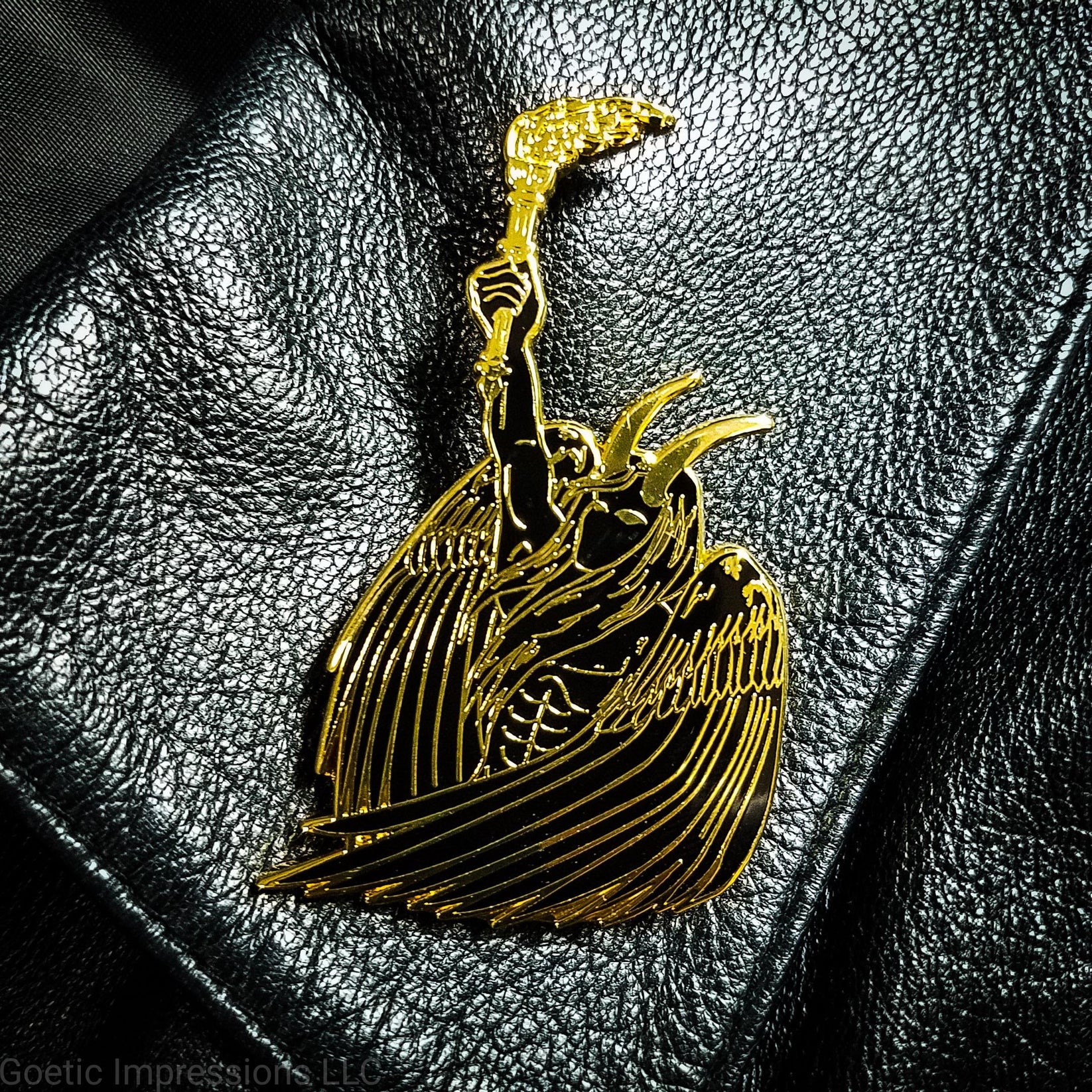Lucifer: Dark Deities Hard Enamel Pin - Goetic Impressions