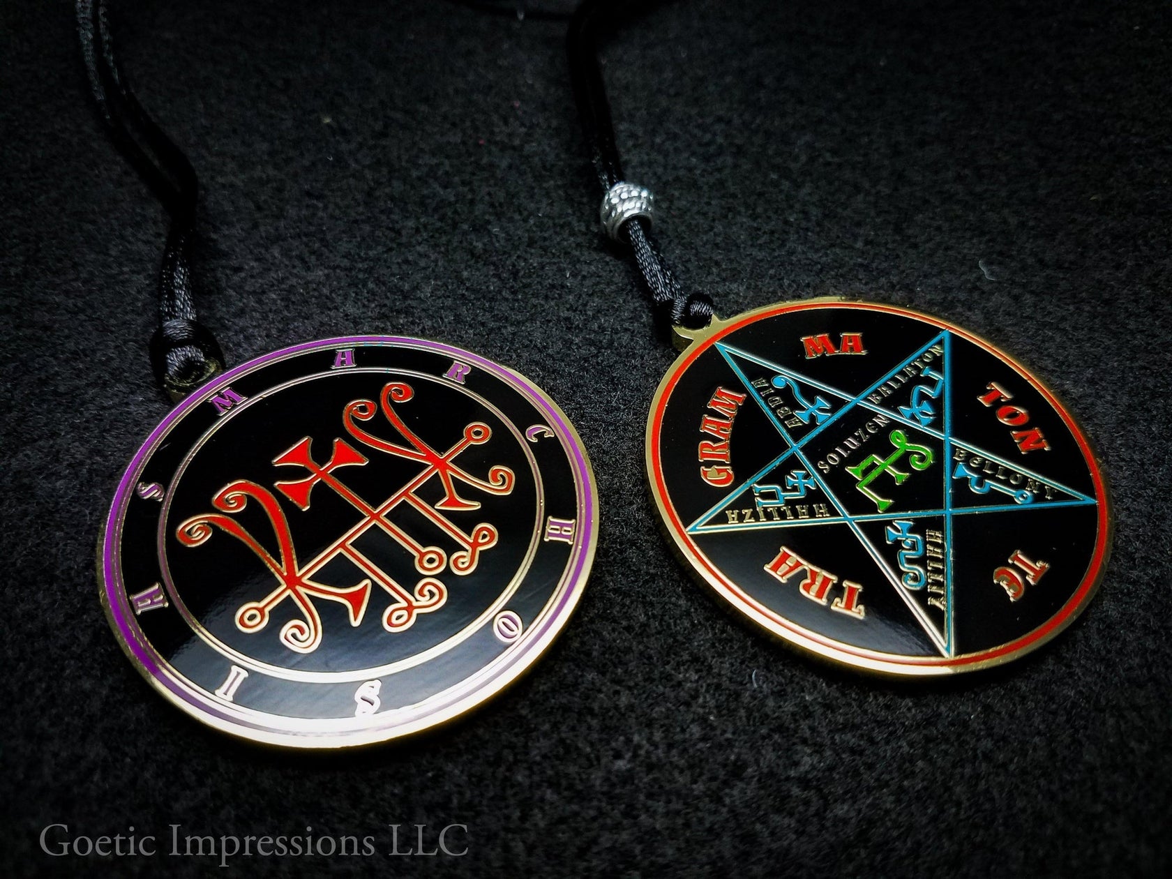Marchosias Sigil Medallion: Ars Goetia Demon Seal Pendant – Goetic ...