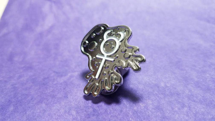 Mercury Alchemical Element Enamel Pin - Goetic Impressions