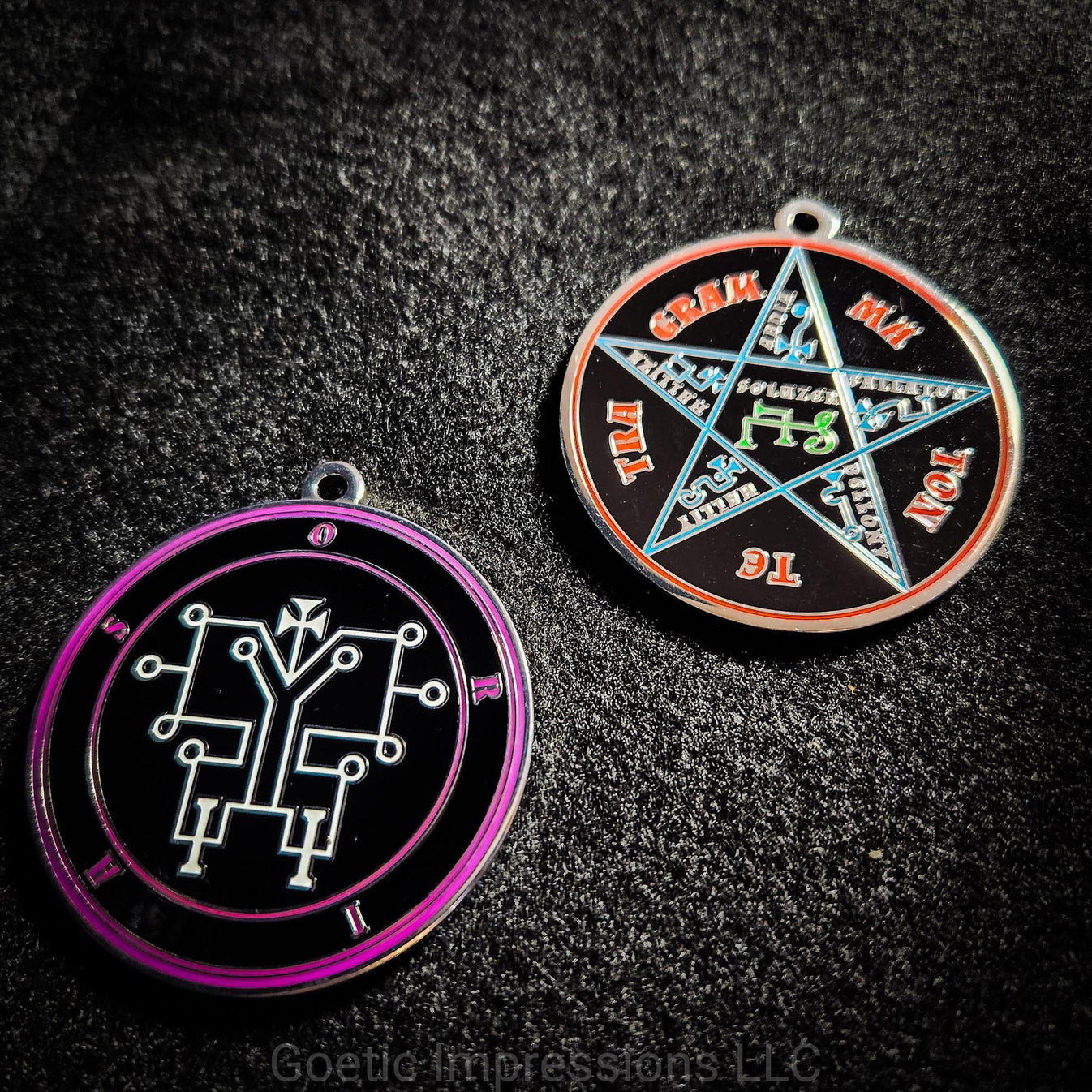 Orias Sigil Medallion: Ars Goetia Demon Seal Pendant – Goetic Impressions