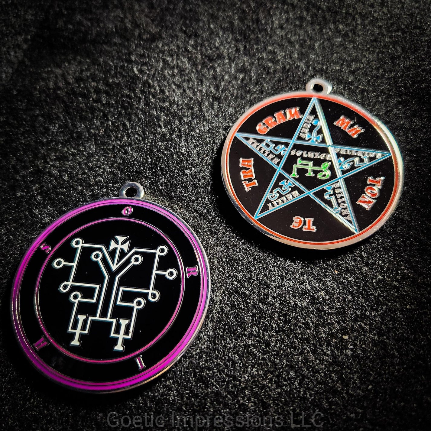 Orias Sigil Medallion: Ars Goetia Demon Seal Pendant – Goetic Impressions