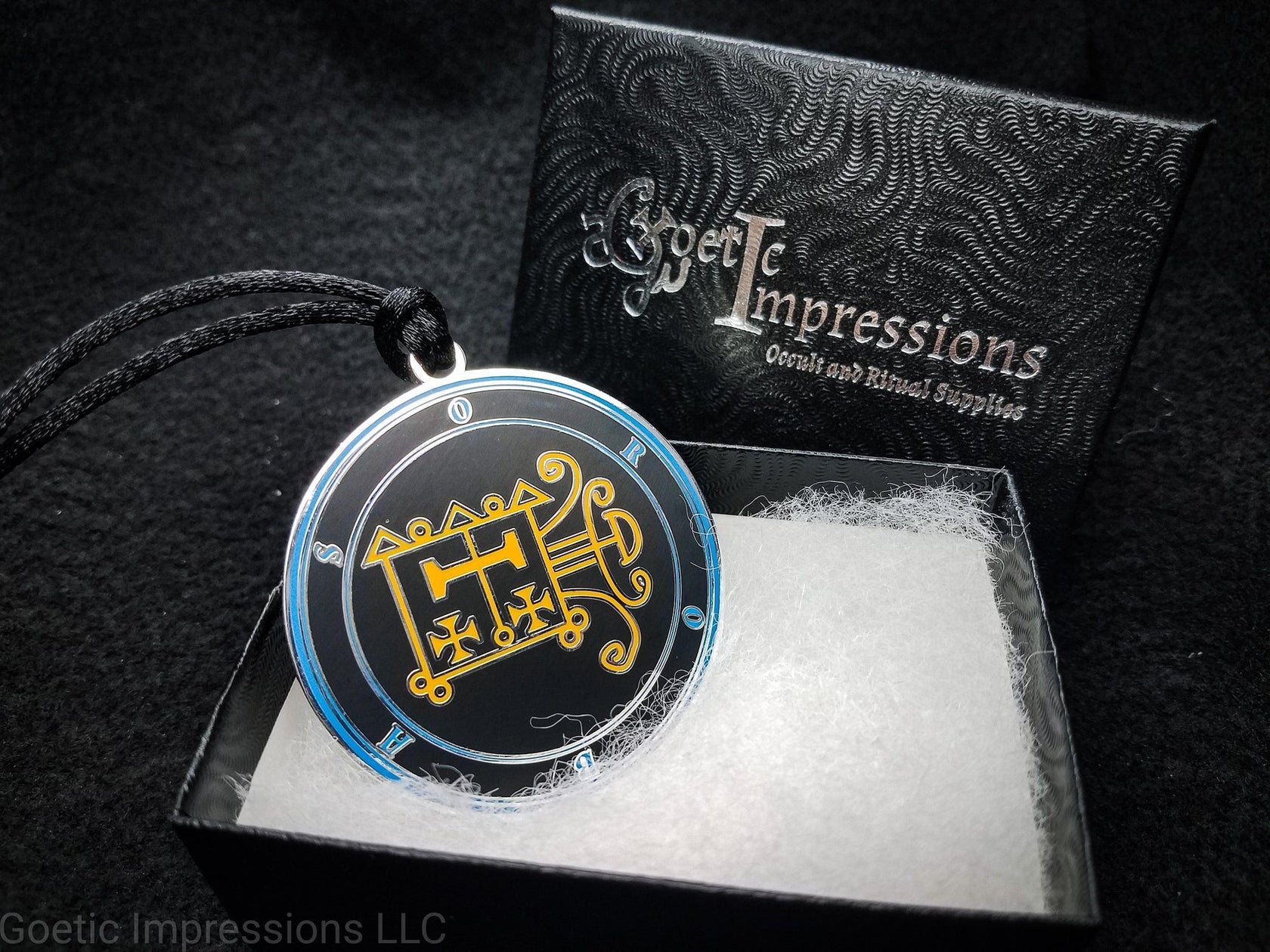 Orobas Sigil Medallion: Ars Goetia Demon Seal Pendant – Goetic Impressions