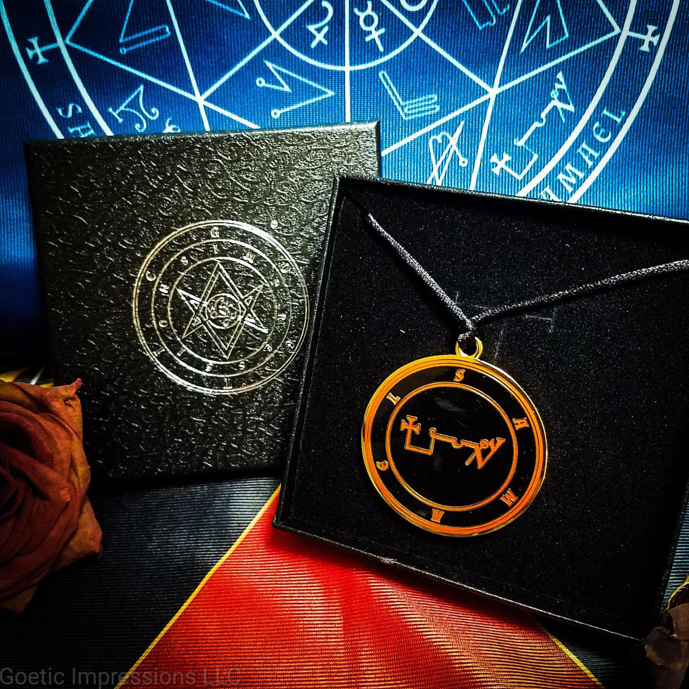 Archangel Samael Sigil Pendant – Goetic Impressions