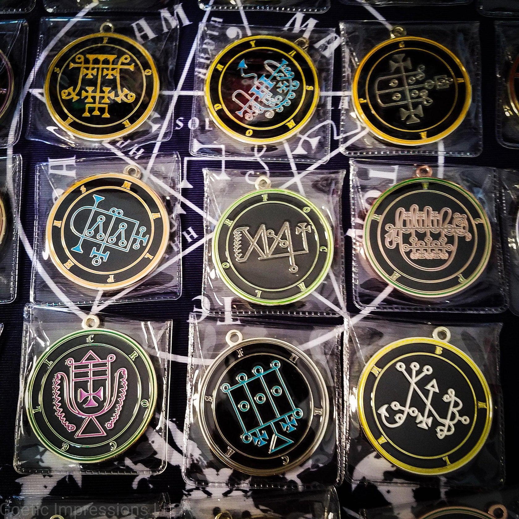 Ars Goetia Sigil Medallions - All 72 Demon Seals - Goetic Impressions