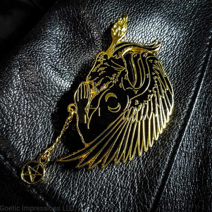 Baphomet: Dark Deities Hard Enamel Pin - Goetic Impressions