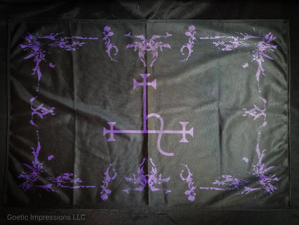 Purple Lilith Altar Cloth - Goetic Impressions