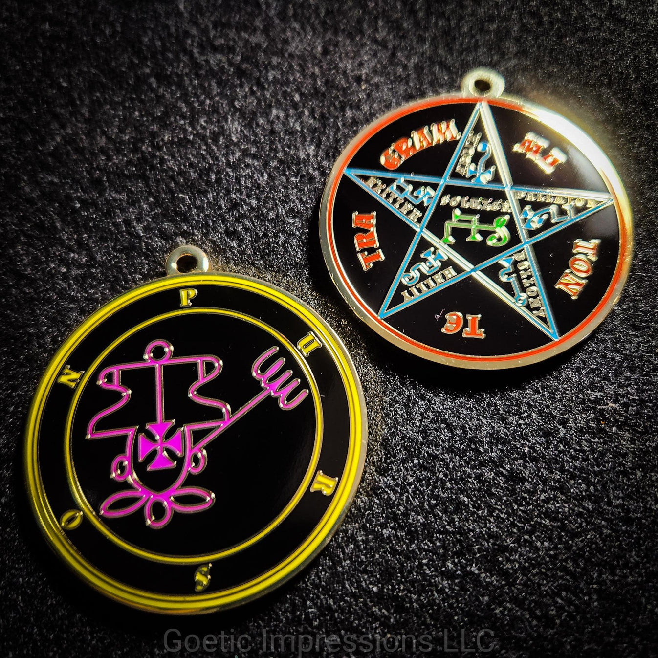 Purson Sigil Medallion: Ars Goetia Demon Seal - Goetic Impressions