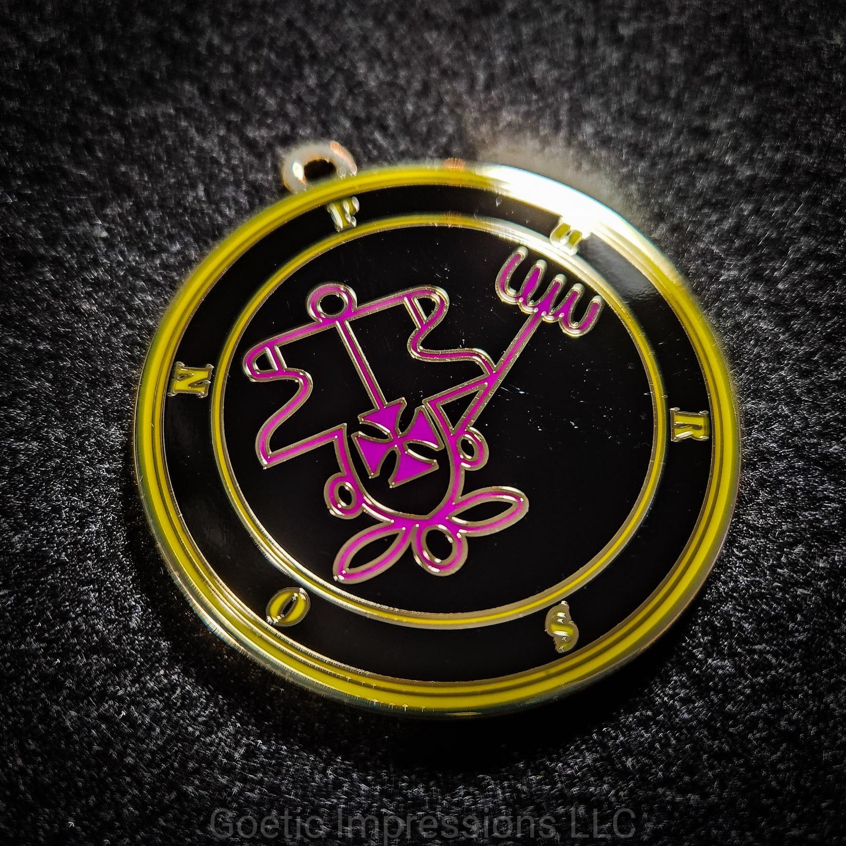 Purson Sigil Medallion: Ars Goetia Demon Seal - Goetic Impressions