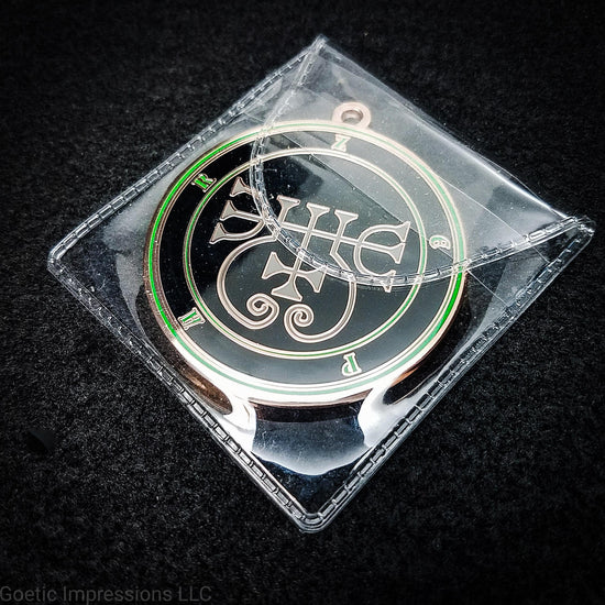 Zepar Sigil Medallion: Ars Goetia Demon Seal Pendant – Goetic Impressions